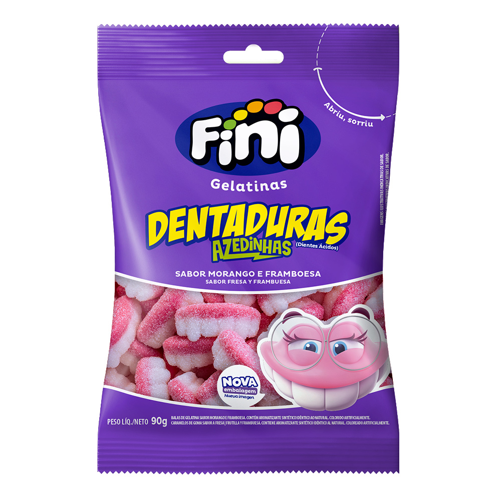 Dentaduras Azedinhas 90g - Fini em Promoção | Fini