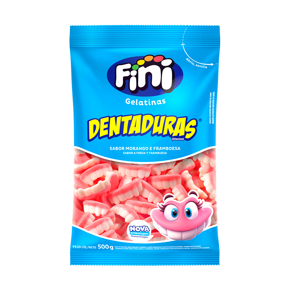 Dentaduras 500g - Fini em Promoção | Fini